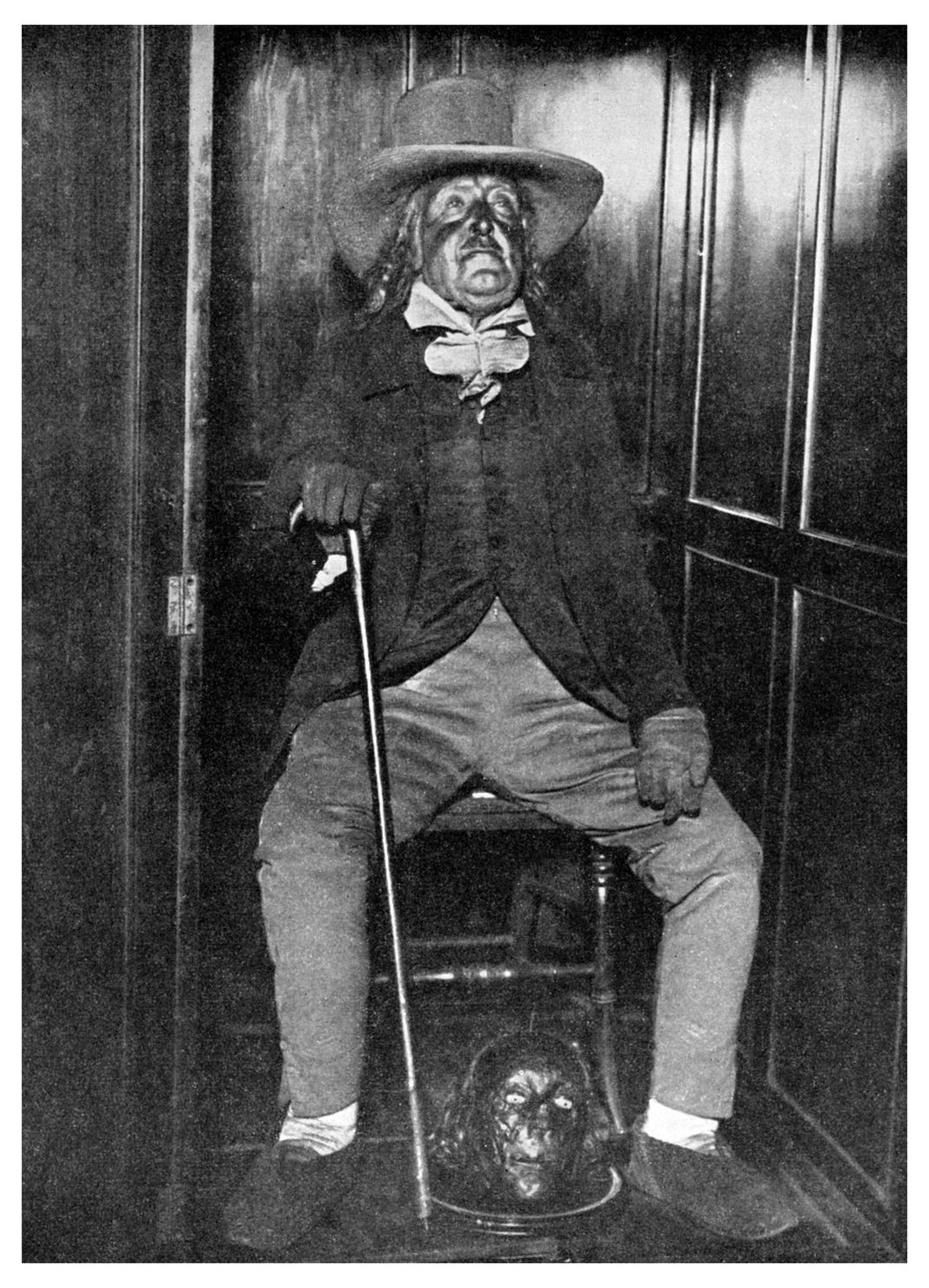El "autoicono" del filósofo inglés Jeremy Bentham. | Taxidermidades