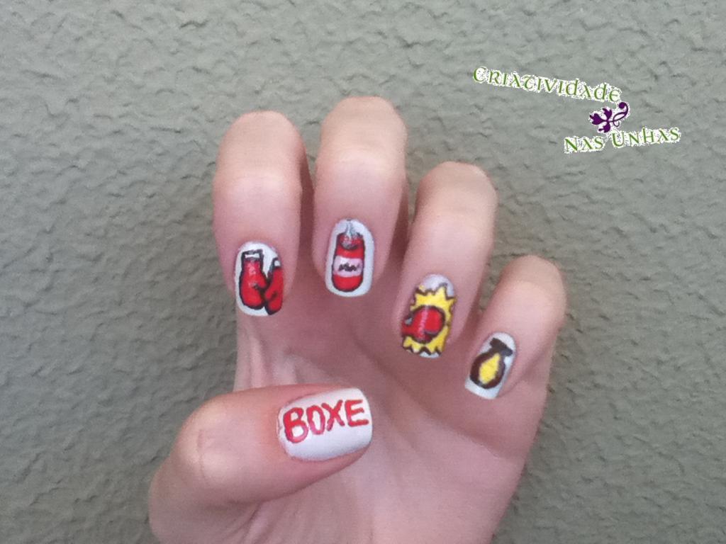 Criatividade nas Unhas: Boxe and Jiu-Jitsu Nails