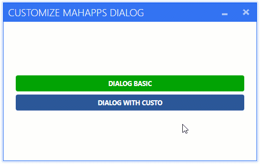 Powershell And Wpf Customize Mahapps Dialog Syst And Deploy