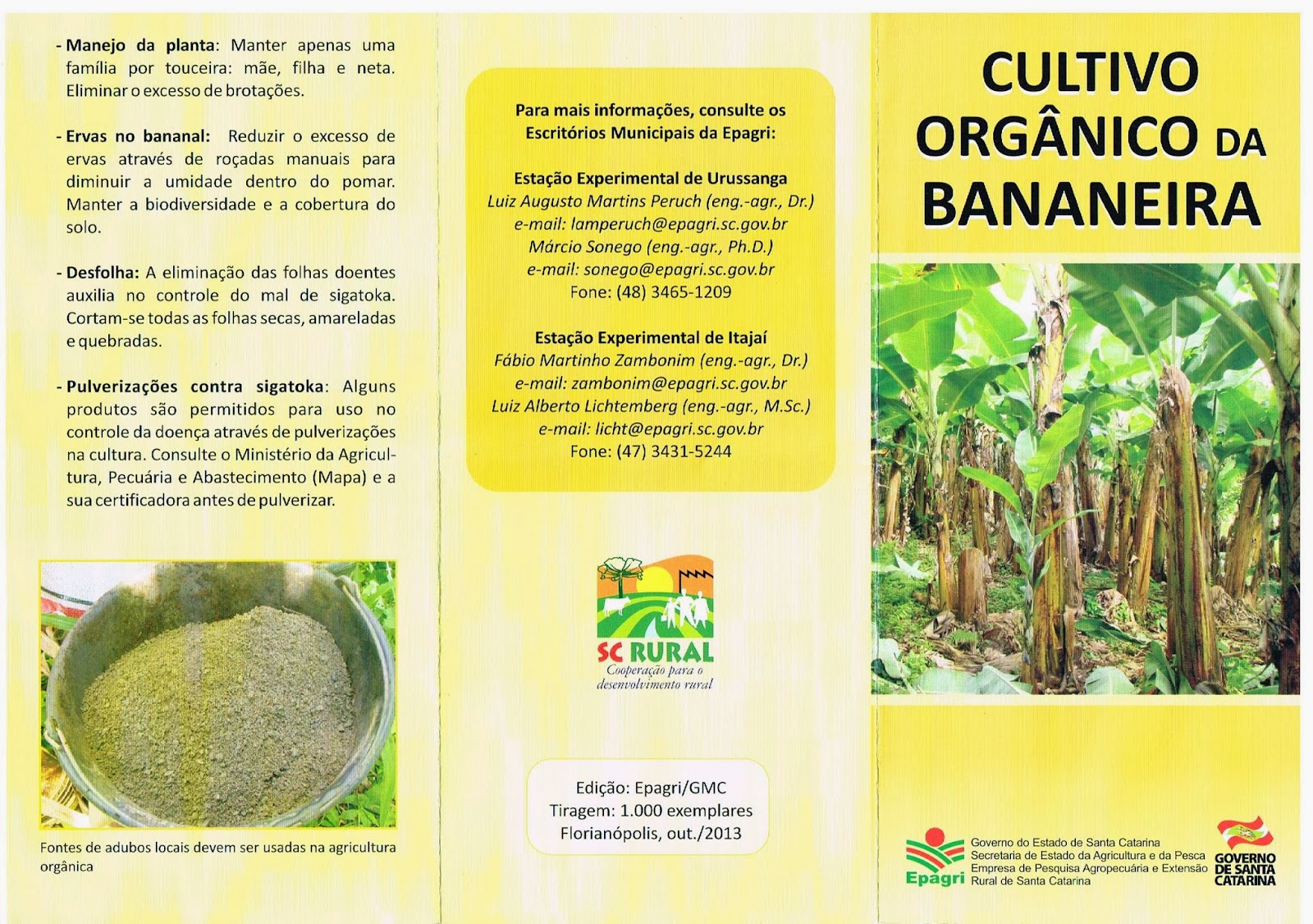 Publicações ~ CULTIVO ORGANICO