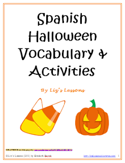 Liz's Lessons: Halloween Vocabulary and Activities for French or ...