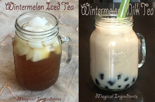 Winter Melon Iced Tea and Milk Tea