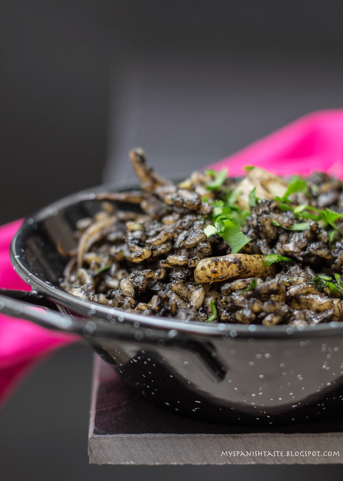 My Spanish Taste: Black rice with cuttlefish