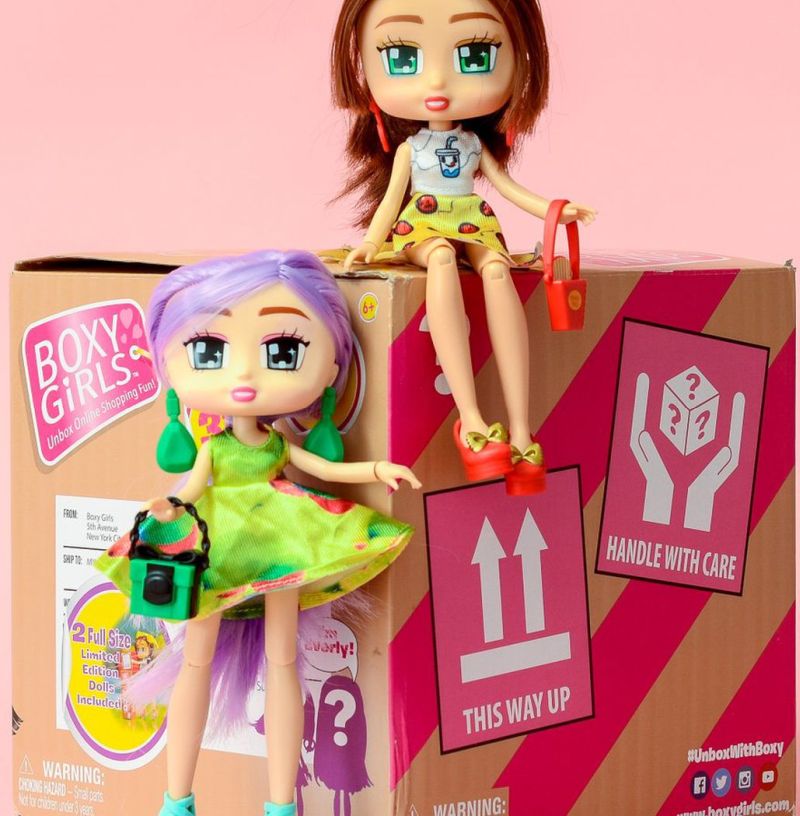 Boxy Girl или Модные шарнирные куклы с коробками покупок (посылок ...