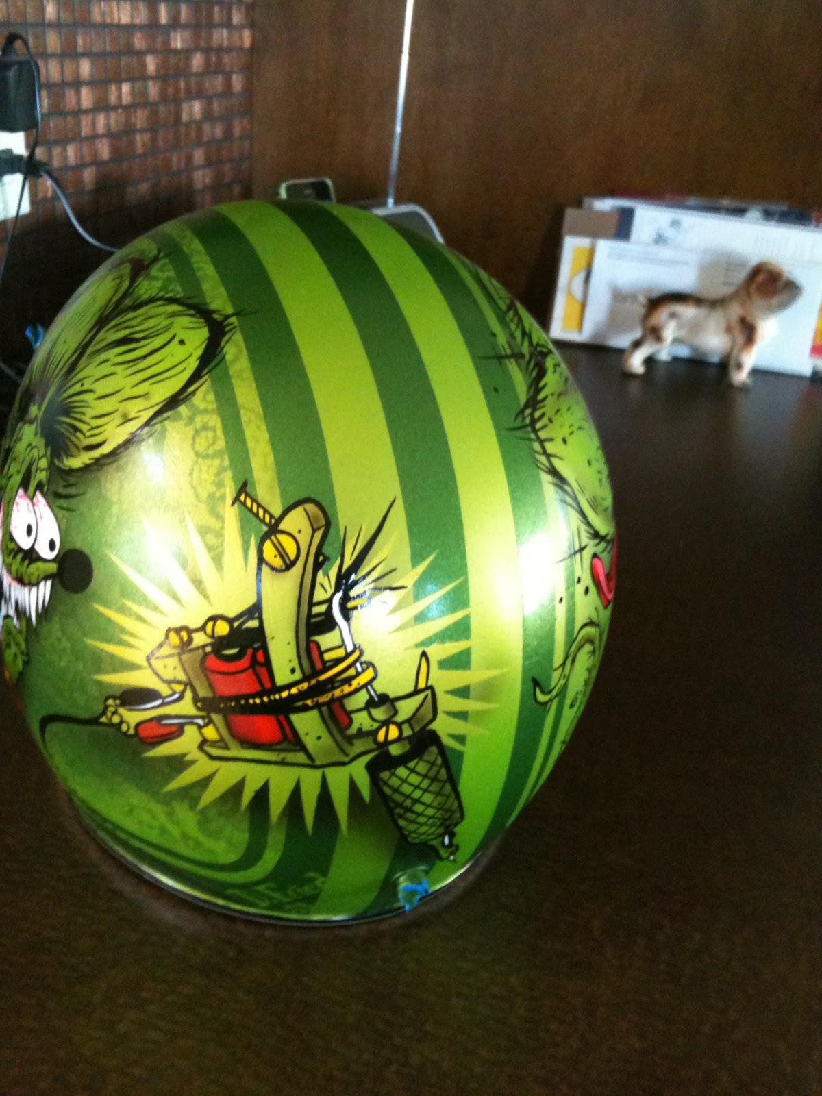 Dave Fried: rat fink helmet