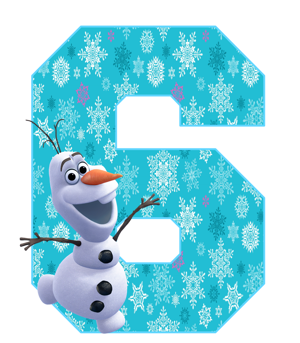 Kits imprimibles gratis : Números de Frozen