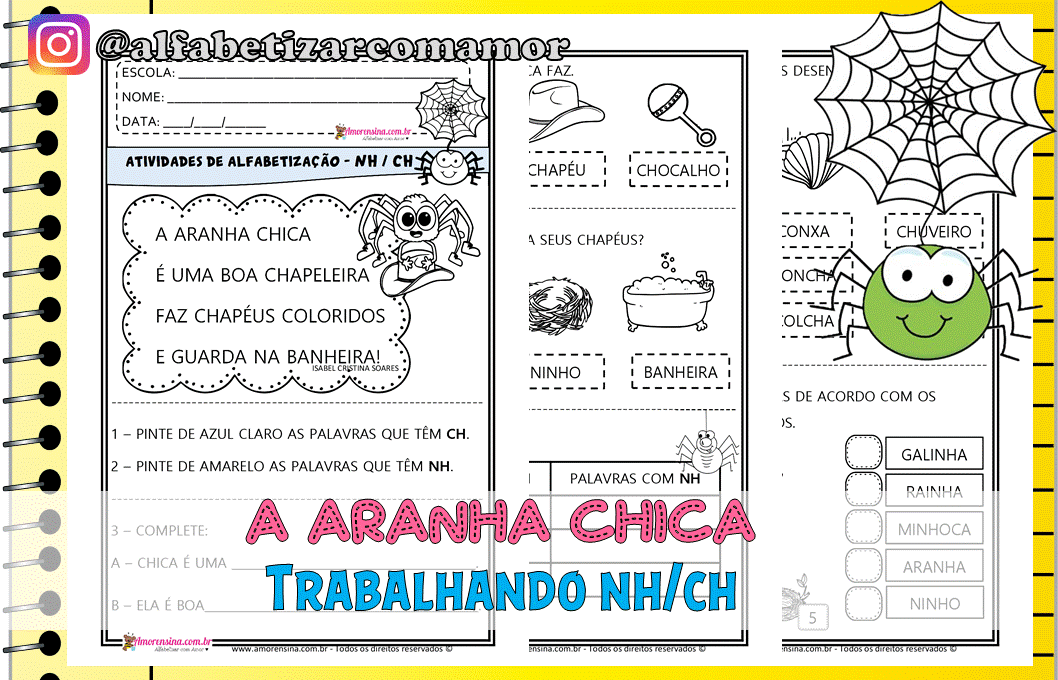 Texto Com Ch Nh Lh Para 3o Ano - FDPLEARN