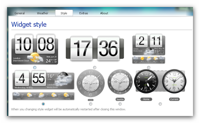 wathan: HTC Sense Clock & Weather Gadget