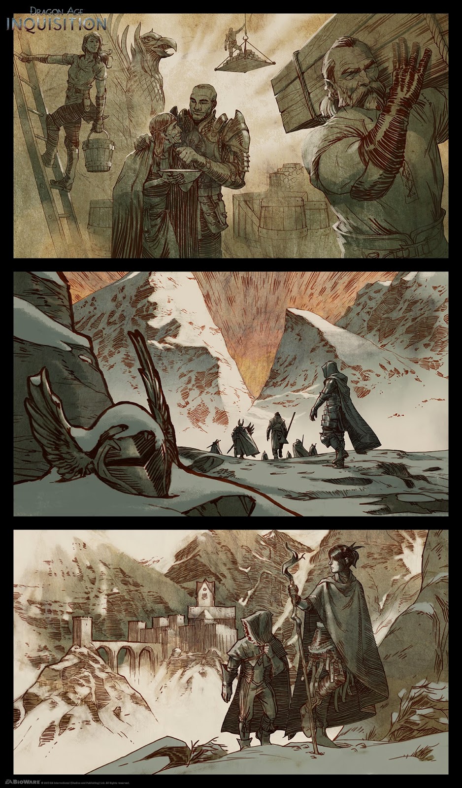 Matt Rhodes: DA:I - Story Illustrations