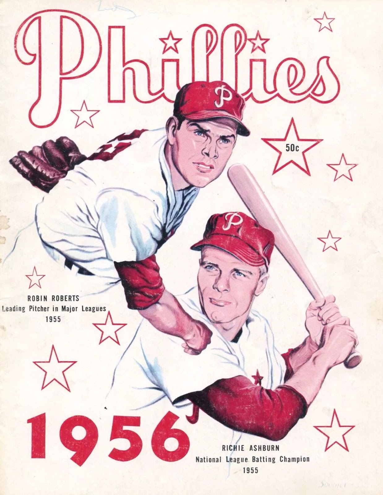 The Phillies Room: 1956 Topps #72 Phillies Team Card