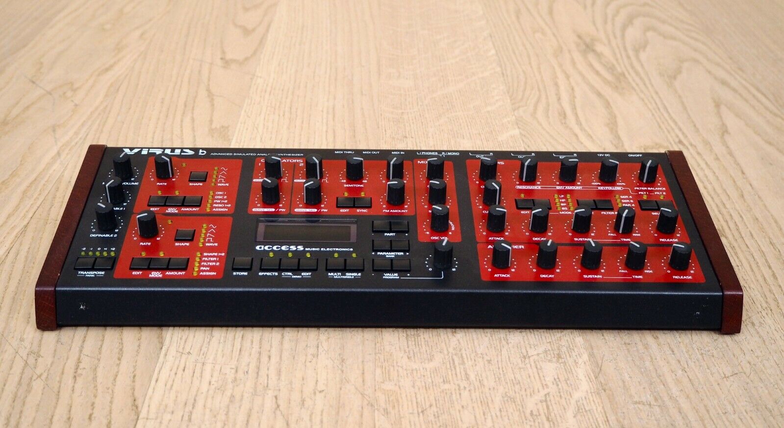 MATRIXSYNTH: Acces Virus B Desktop Synthesizer SN 10002048