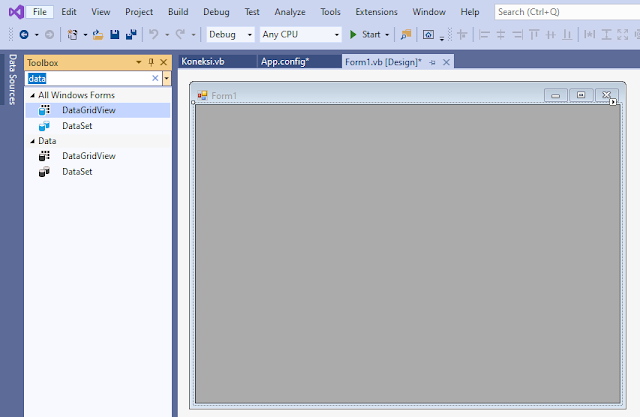 Cara Paling Mudah Membuat Koneksi Database VB.Net - Contoh Aplikasi