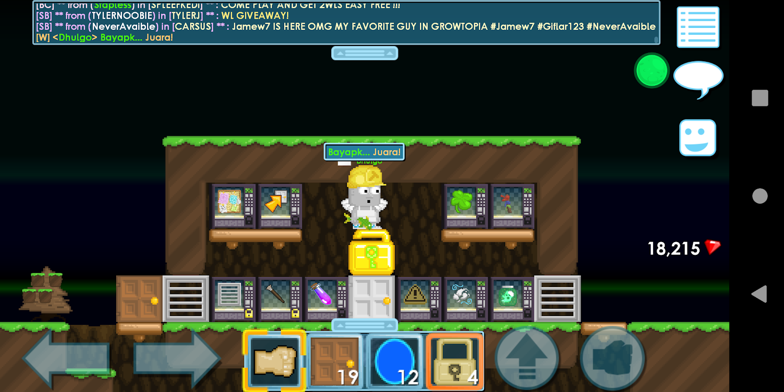 Panduan Membuat Tulisan Berwarna di Growtopia