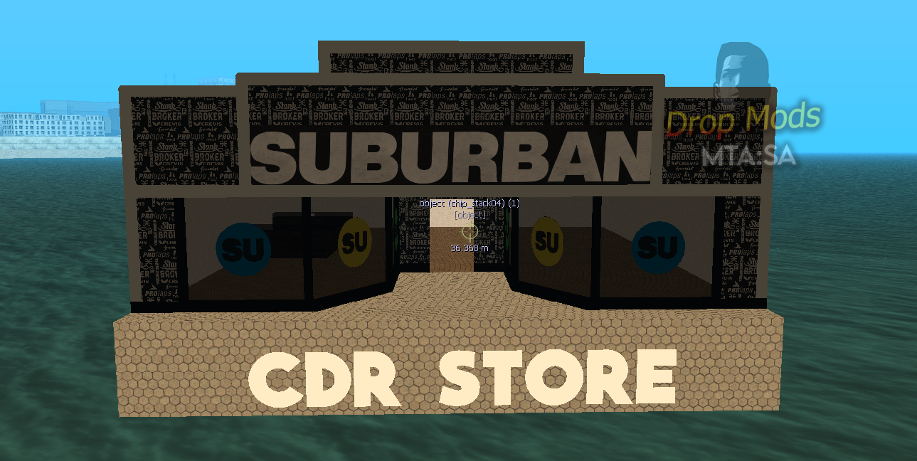 MTA:SA MODELAGEM LOJA SUBURBAN STORE (OBJETO MODIFICADO - ID: 1879)