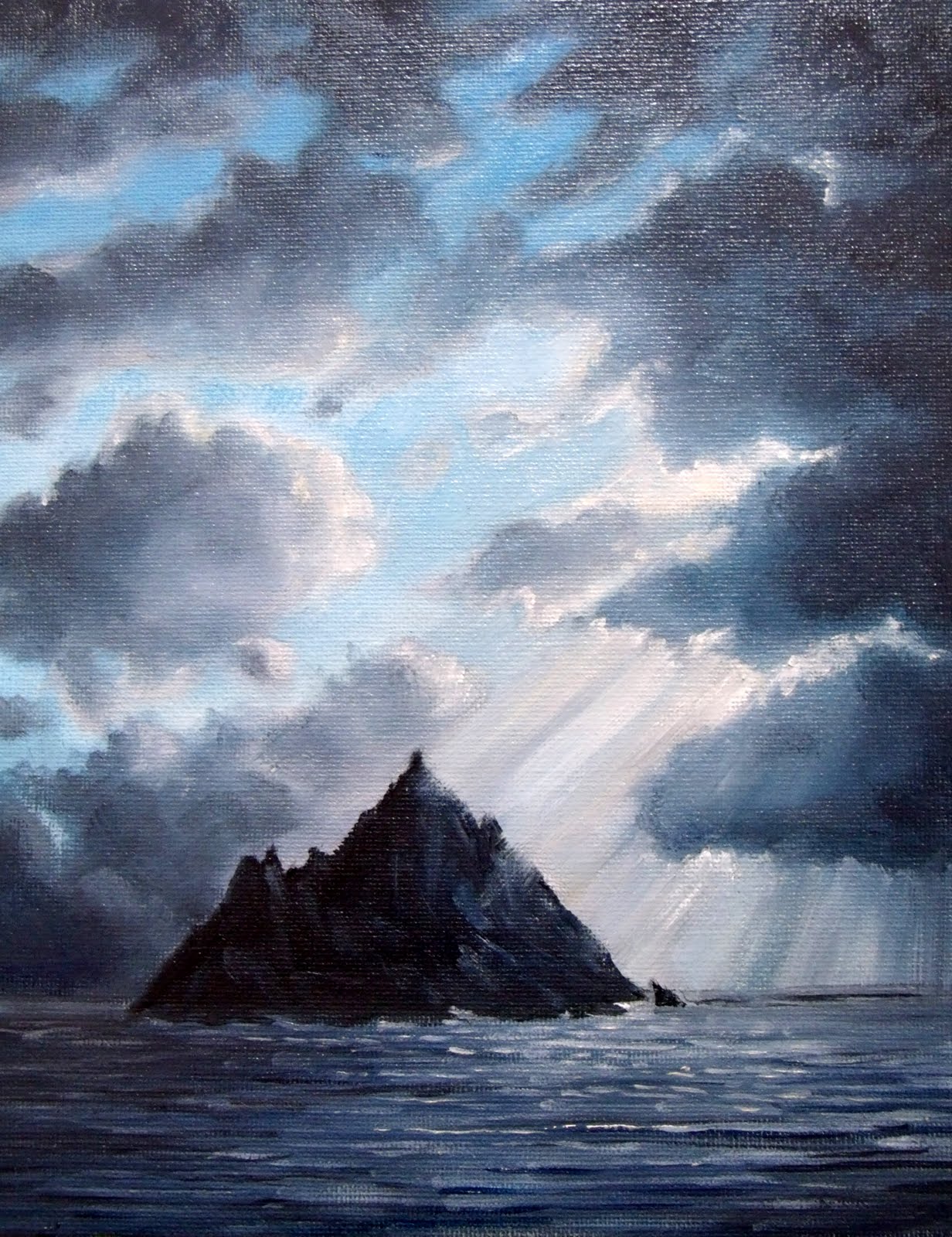 Deborah O'Keeffe Paintings of Ireland: The Skelligs