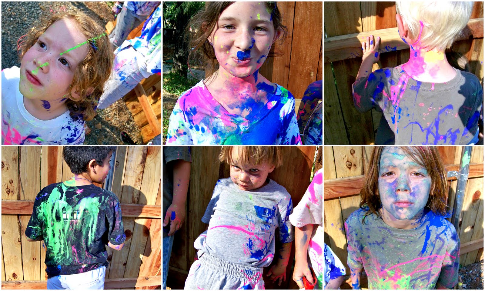 The Gardner's Dirt: Splatter Paint Birthday Party