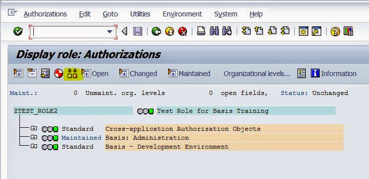 SAP Basis And Security: Derived Role Creation
