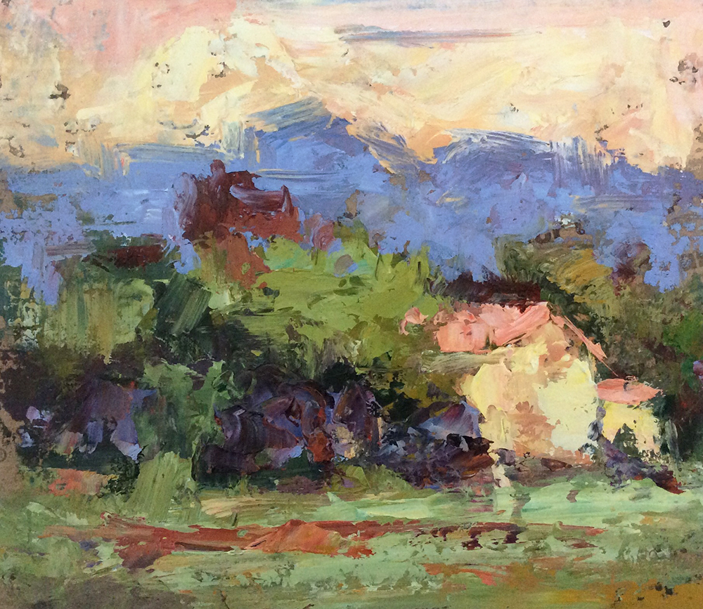 TOM BROWN FINE ART: CALIFORNIA IMPRESSIONIST LANDSCAPE by TOM BROWN