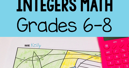 Kelly McCown: Back 2 School Integers Coloring Pages