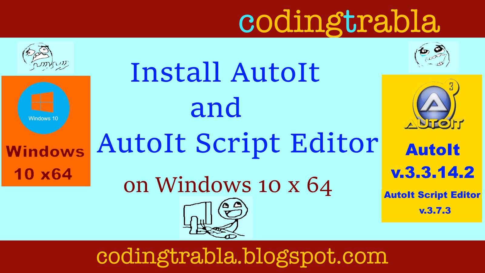 Codingtrabla Tutorials Install Erp Cms Crm Lms Hrm On Windows And Linux Install Autoit 3 3 14