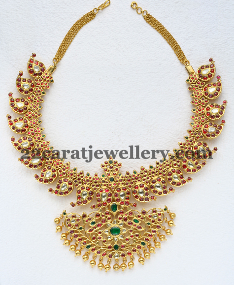 More Short Mango Necklace Designs - Jewellery Designs