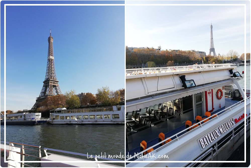 Promenade fluviale sur la Seine en Bateau-Mouche entre filles - Le petit monde de Natieak