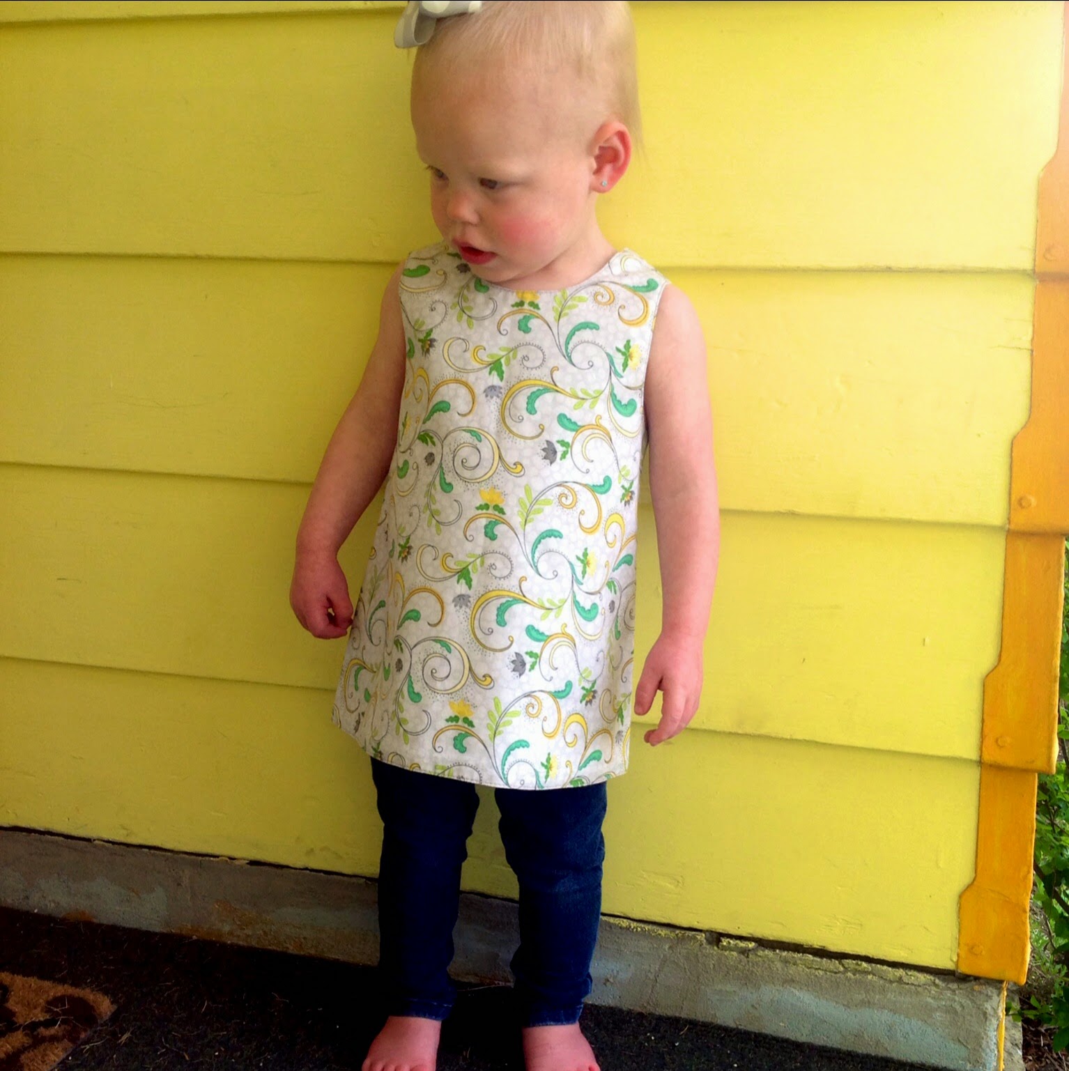 Year Of Dresses: Open Back Baby Dress