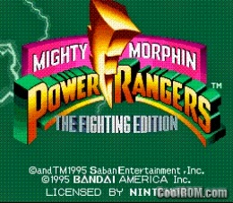 Super Famicom/SNES/SFC: Mighty Morphin Power Rangers - The Fighting ...