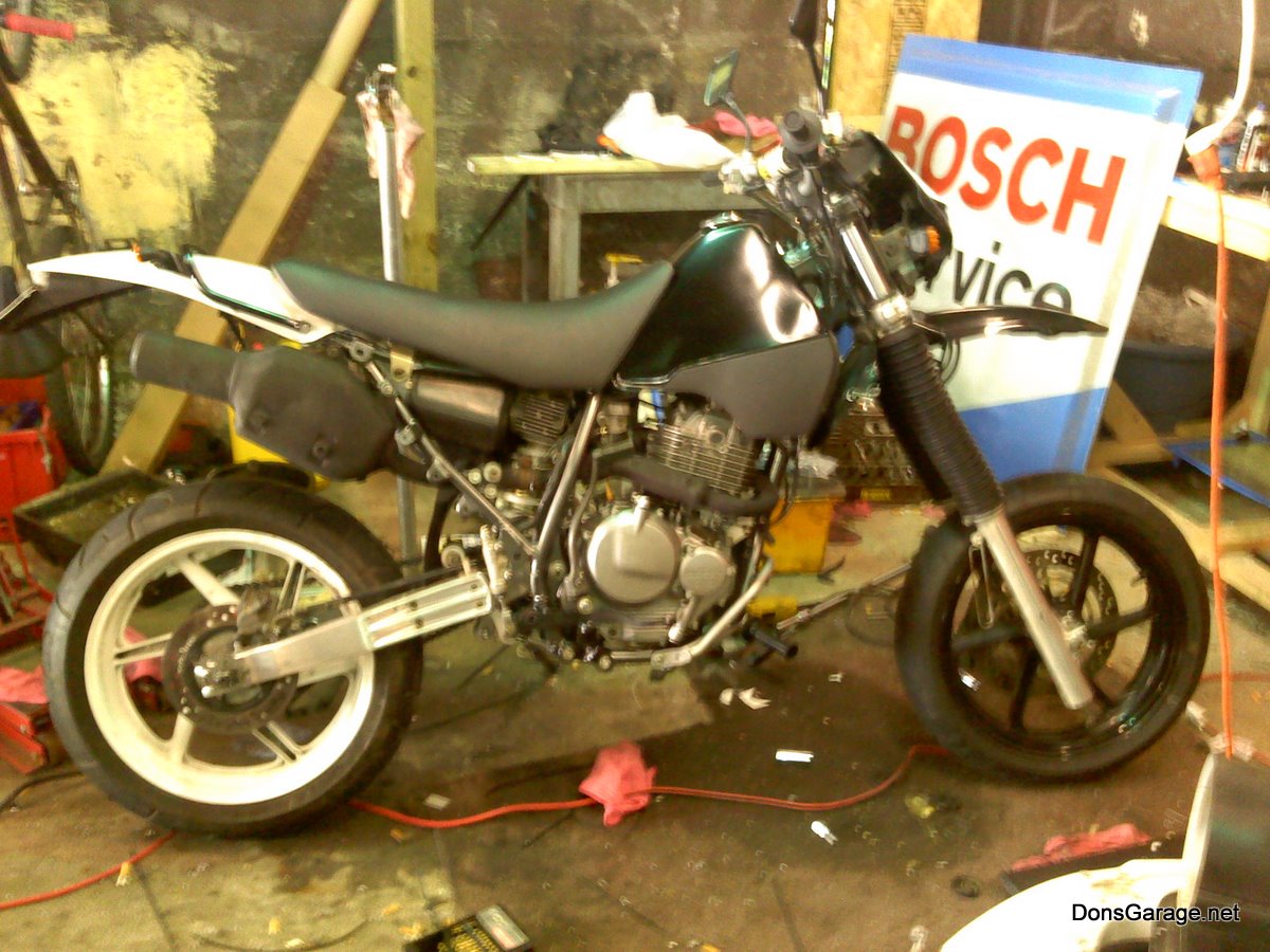 Don's garage: DR350 Supermoto Project