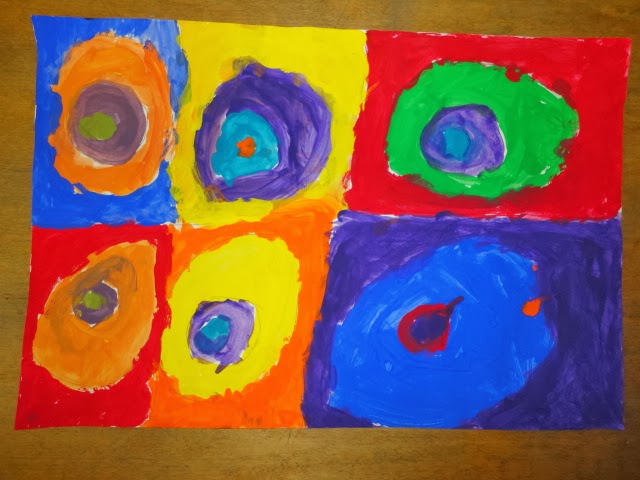 Thomas Elementary Art: 1st Grade Color Projects