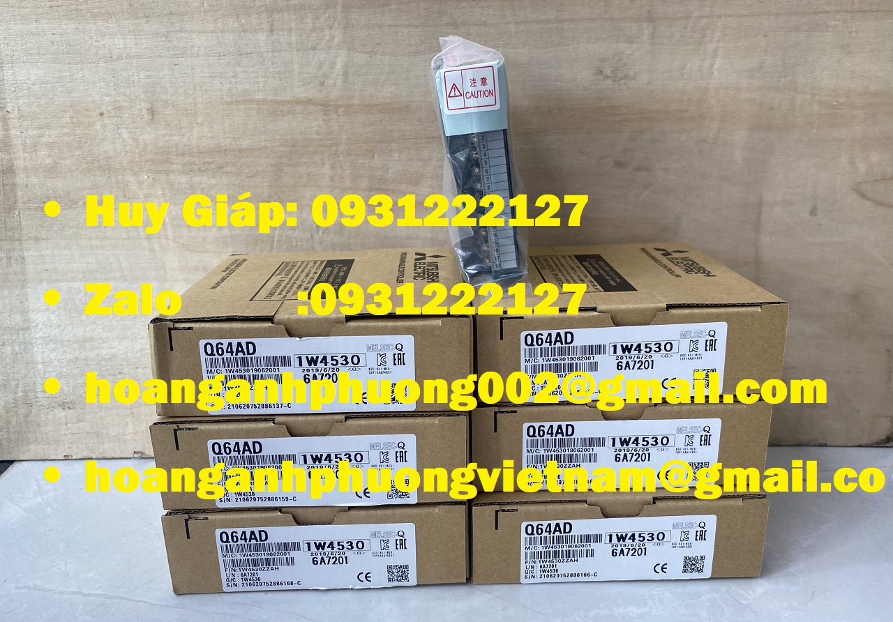 Q64AD analog module mitsubishi ~ THỦY LỰC PG