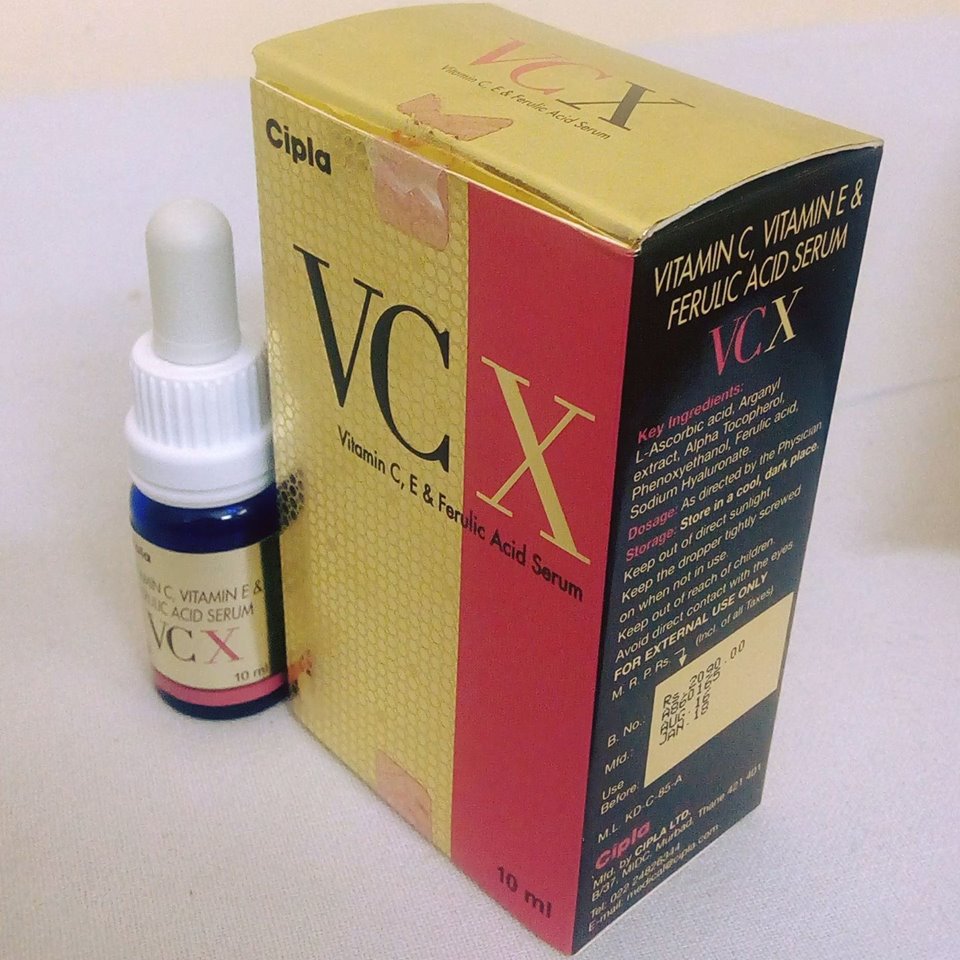 Fashion-Food-Fun!: Cipla VCX Serum Review
