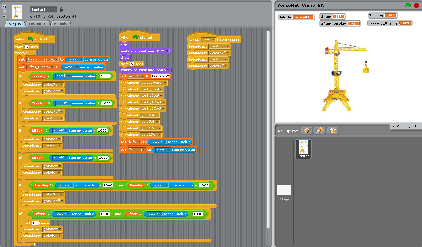 Winkleink - box of wires: Toy crane controlled from Raspberry Pi Zero ...