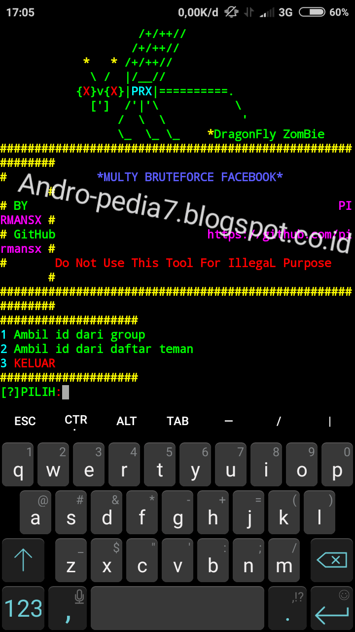 Berbagi Itu Indah Cara Hack Facebook Menggunakan Termux