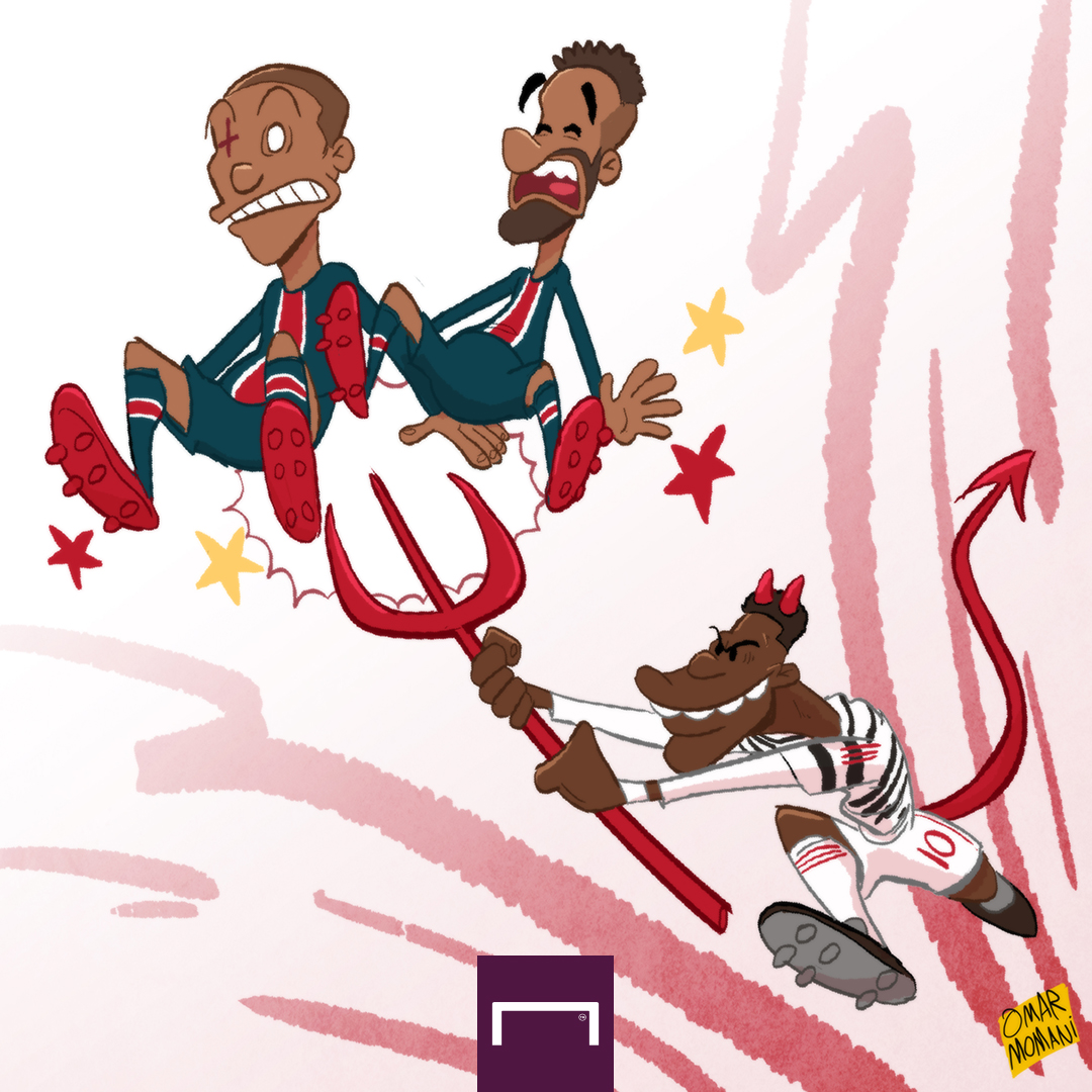Omar Momani cartoons: Marcus Rashford