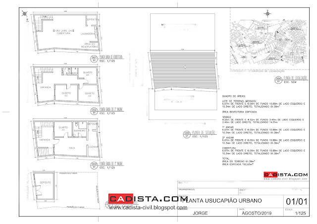 Planta de Usucapião Urbano