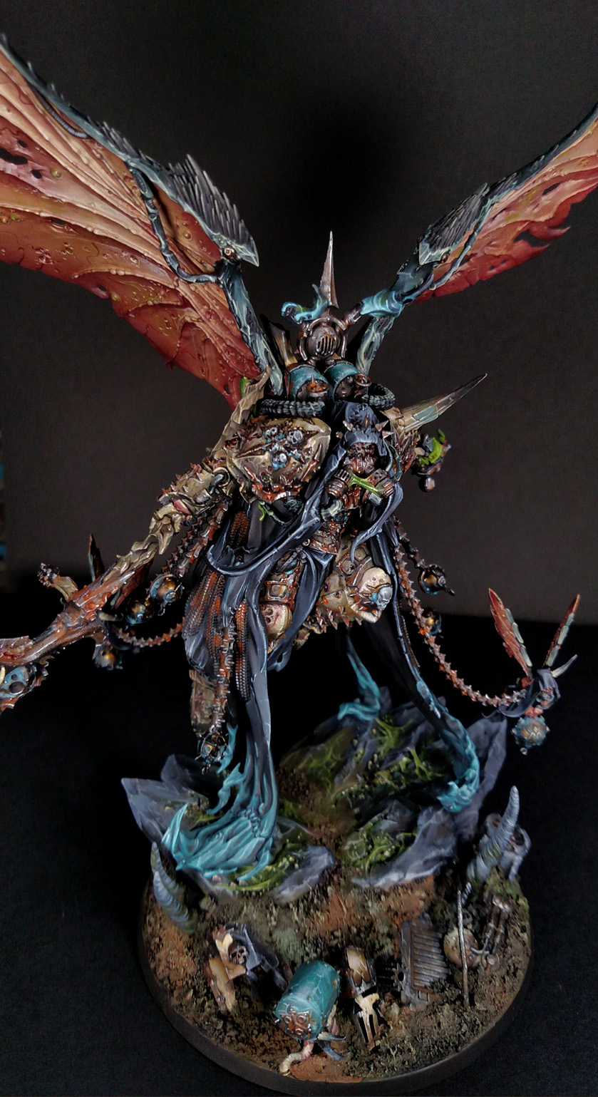 samson minis: Finished! Mortarion, Primarch of the Death Guard