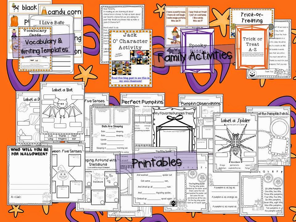 Julz Treasure Chest: Pumpkins. Spiders. Bats. {A Spooky FREEBIE too ...