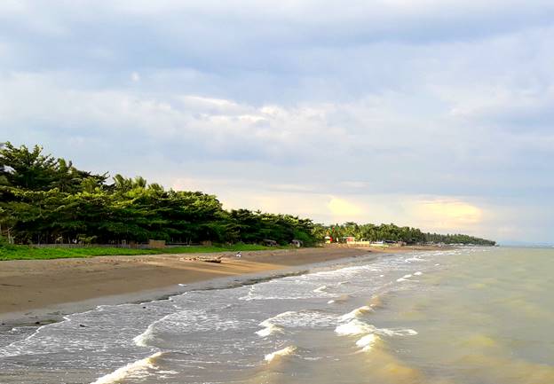 Eye in the Sky: Black Sands of Dawis Beach (Digos City, Davao del Sur)