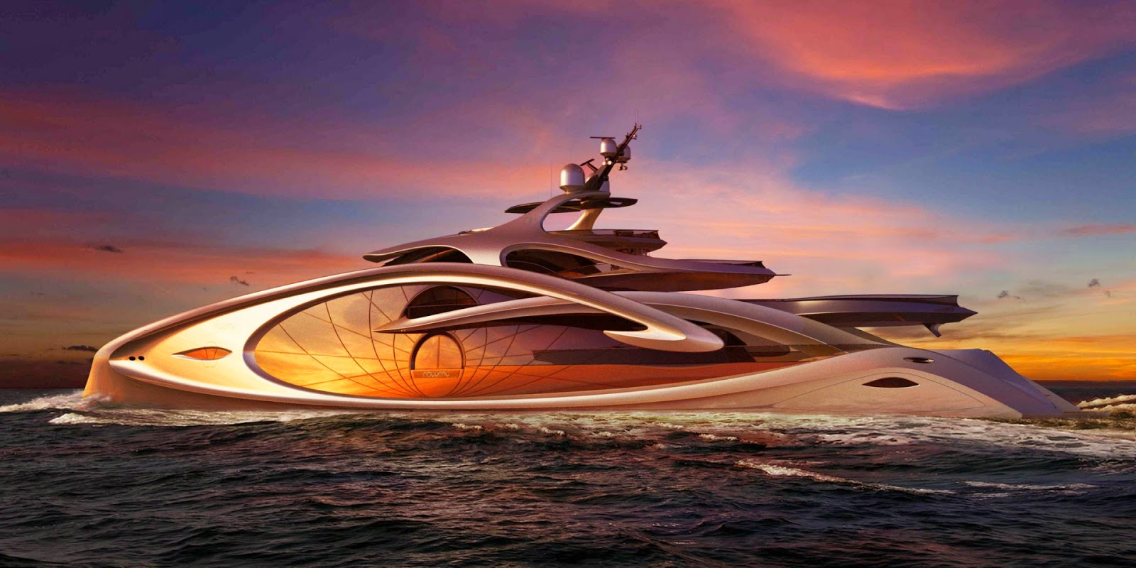 Marine Solutions: Nouveau – A 90 meter concept yacht designed by Andy Waugh