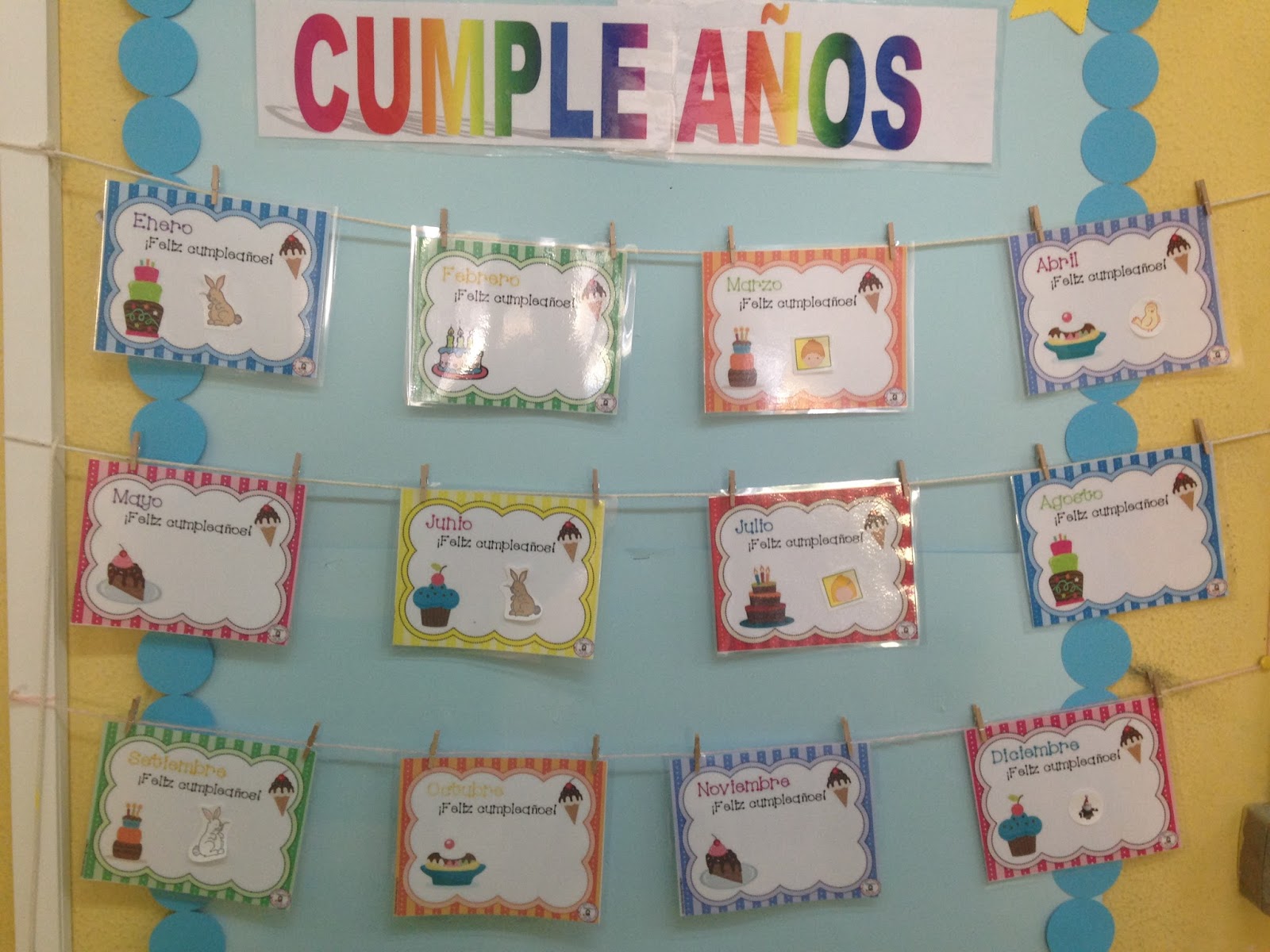 Mis cosas de clase y yo: DECORACIÓN PARA CUMPLEAÑOS