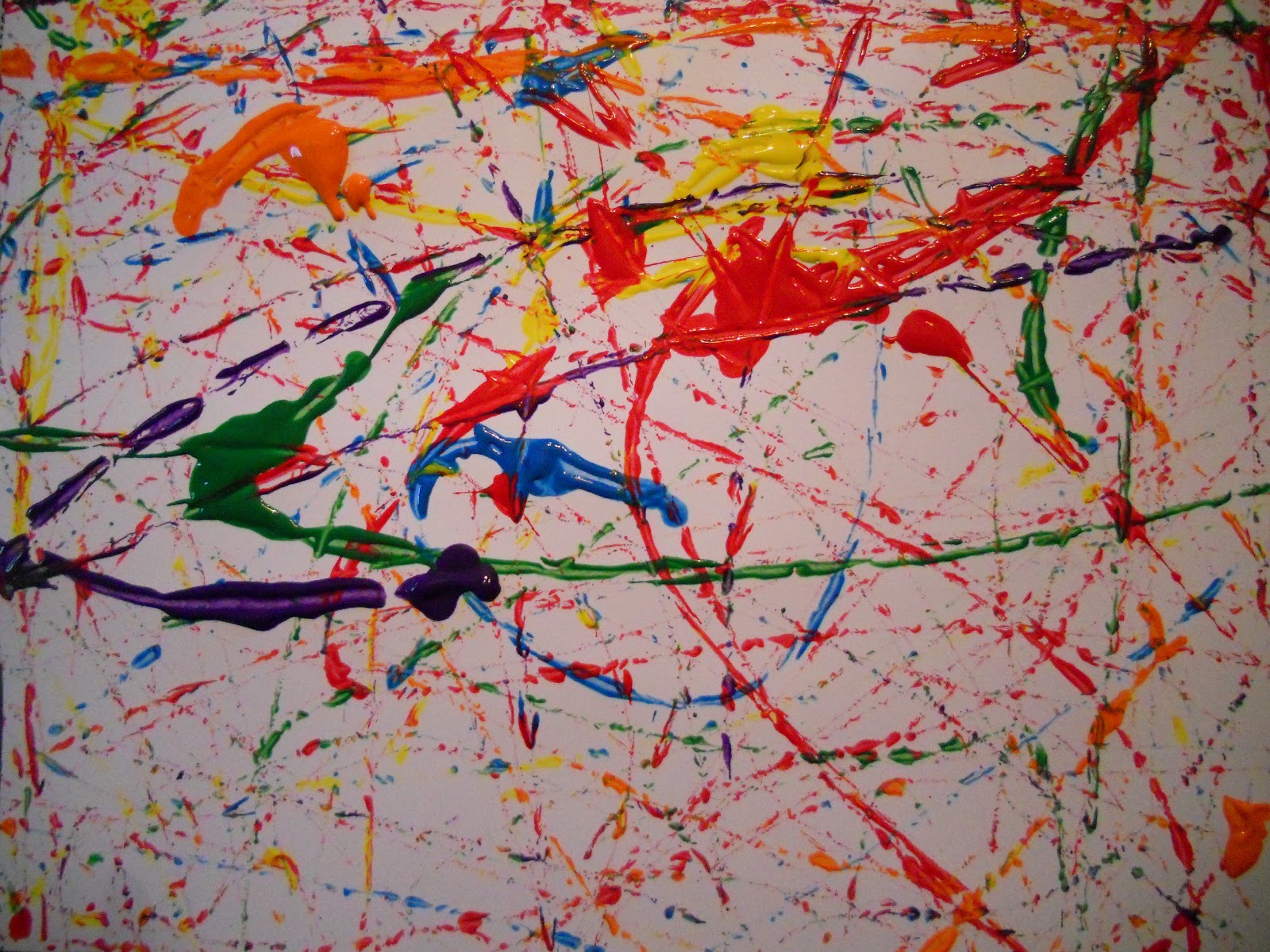 Create Art With Mrs. P!: 15 Minute Jackson Pollock Painting