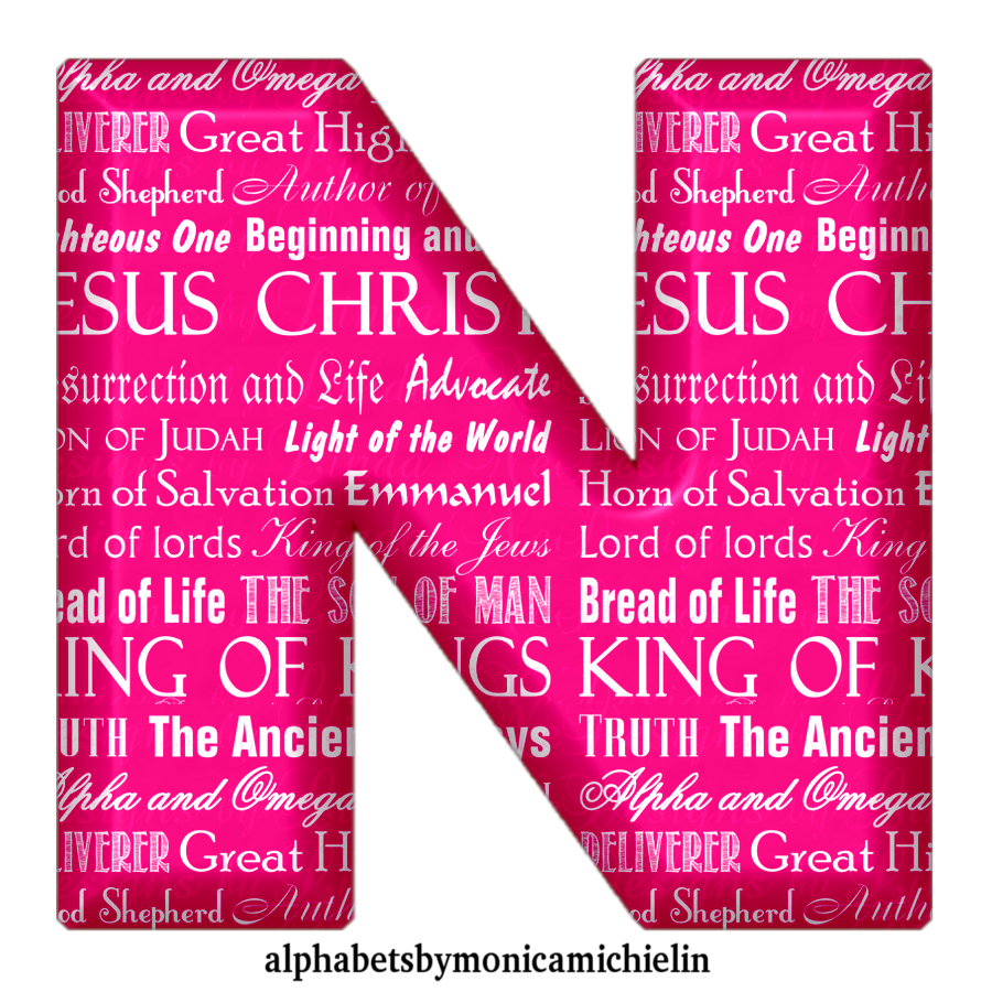 M. Michielin Alphabets: JESUS NAME TEXTURE ALPHABET, NUMBERS AND ICONS ...
