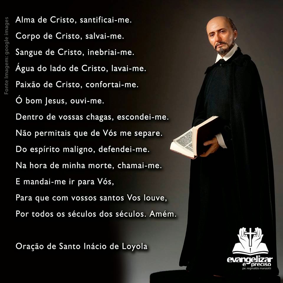 A Mão da Vida: Oração de Santo Inácio de Loyola