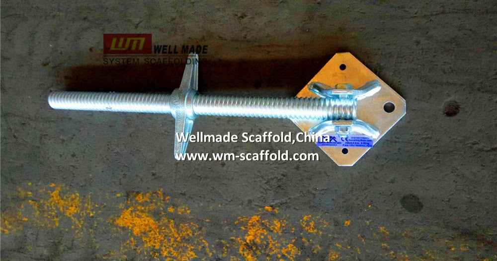 Swivel Base Jack for uneven ground falsework scaffolding - Tunnel ...