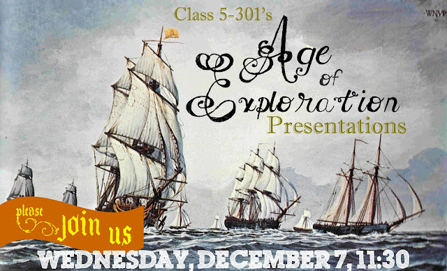 Class 5-301 Blog: Age of Exploration Social Studies Presentations!