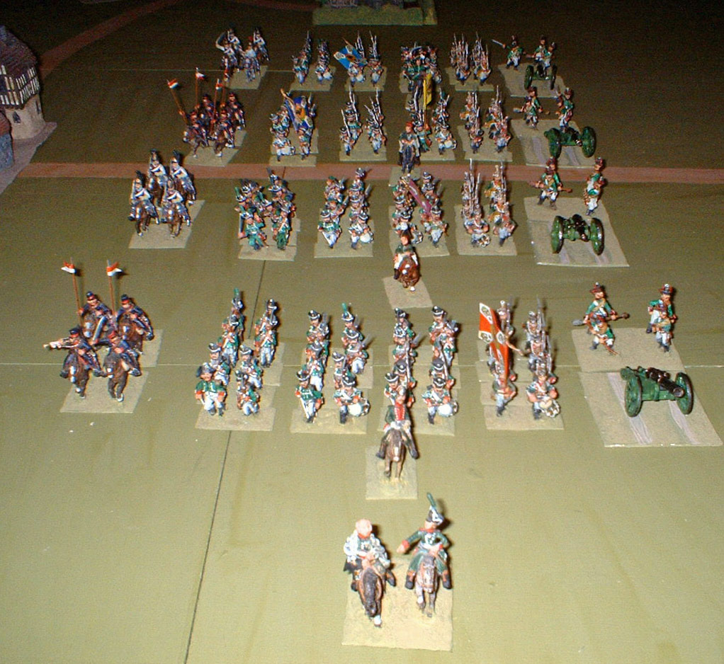 napoleonic wargaming: Wargame Army Organisation