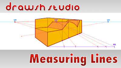 Drawsh: The Measuring Line In 2 Point Perspective Video!