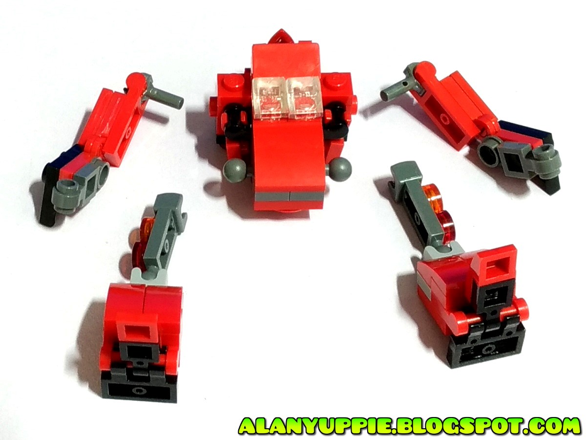 Alanyuppie's LEGO Transformers: LEGO Cliffjumper Building Instructions